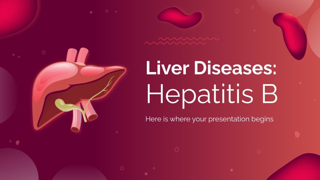 Free Google Slides themes and PowerPoint templates on the liver