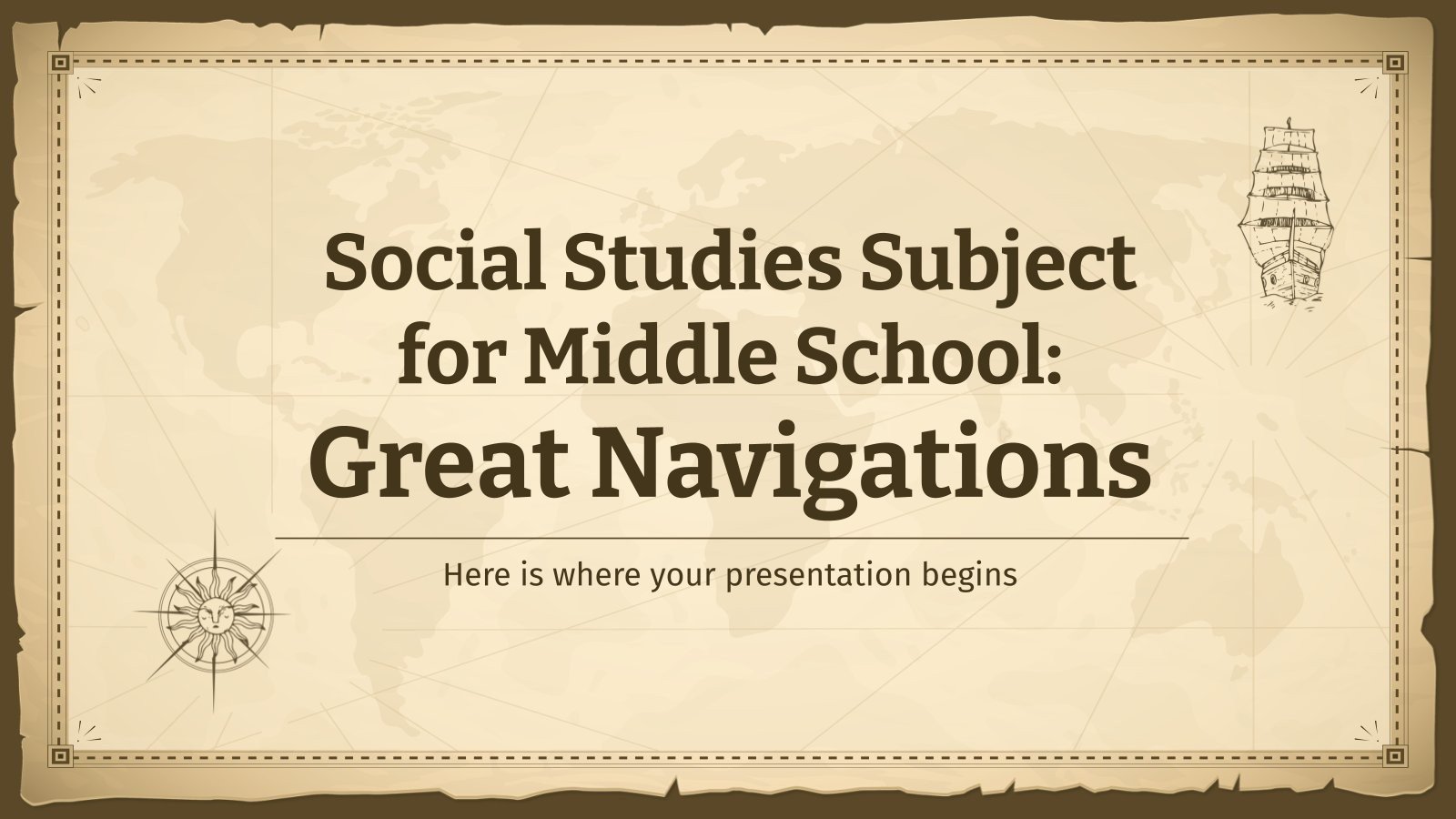 Social Studies Subject for Middle School: Great Navigations