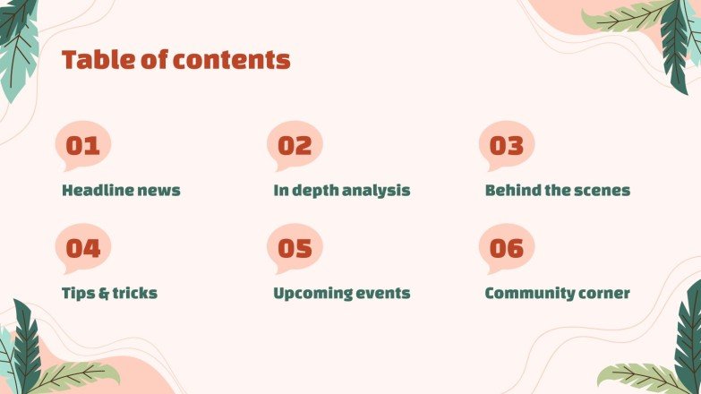 Social Work Newsletter | Google Slides & PowerPoint