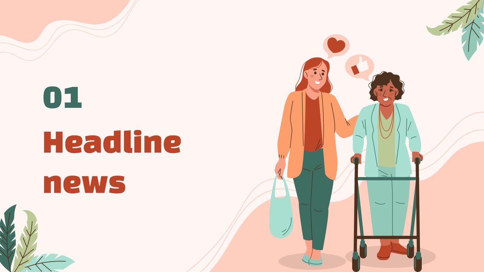 Social Work Newsletter | Google Slides & PowerPoint