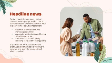 Social Work Newsletter | Google Slides & PowerPoint