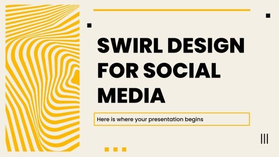 Swirl Design for Social Media | Google Slides and PowerPoint