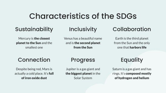 Sustainable Development Goals (SDGs)