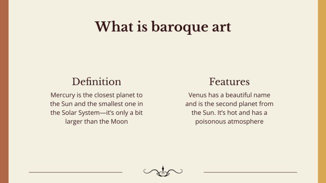 History of Art Major: Baroque Art | Google Slides & PPT