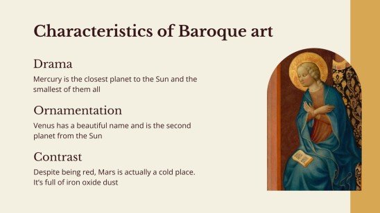 History of Art Major: Baroque Art | Google Slides & PPT