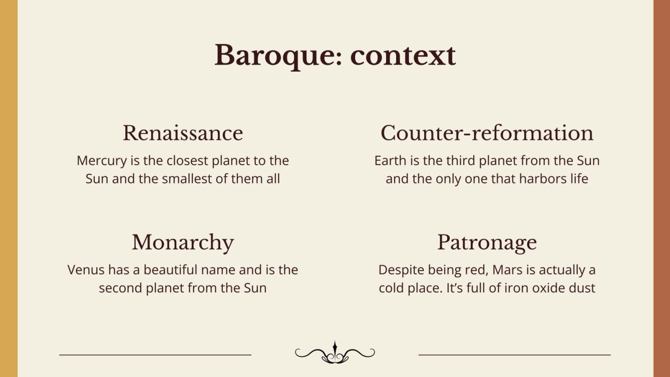 History of Art Major: Baroque Art | Google Slides & PPT