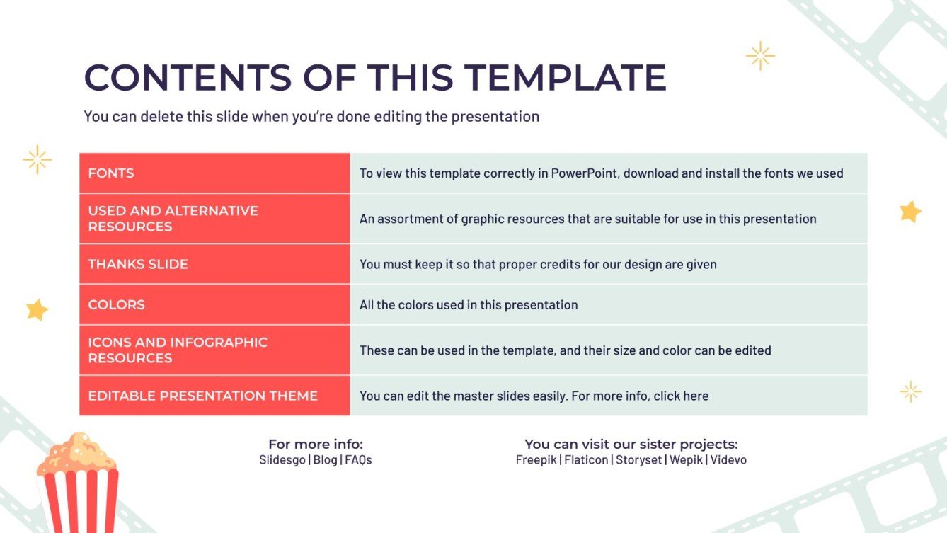 Film's Plot Pitch Deck | Google Slides & PowerPoint