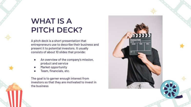 Film's Plot Pitch Deck | Google Slides & PowerPoint