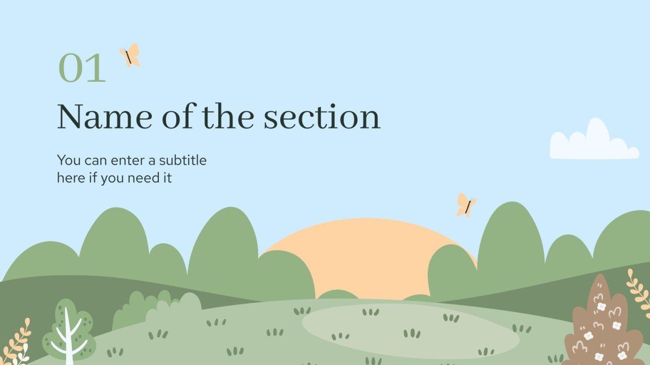 Green Meadow Theme | Google Slides & PowerPoint