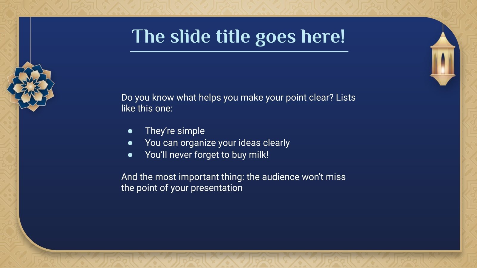 Let's Celebrate Islamic New Year | Google Slides & PPT