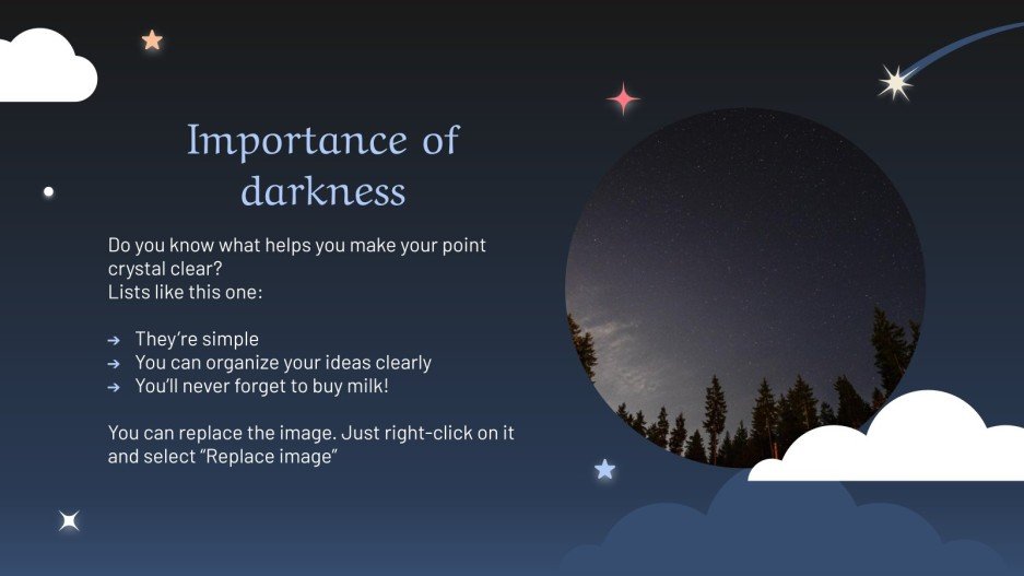 Night-Time Sky Minitheme | Google Slides & PPT