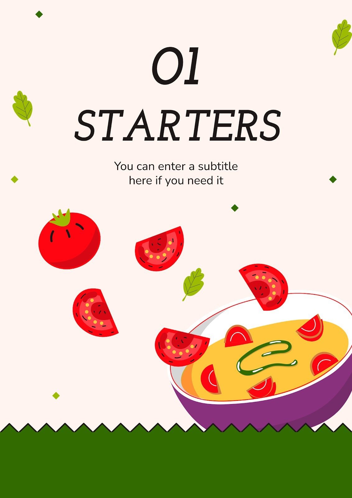 Vegetables Recipes Cookbook | Google Slides & PowerPoint