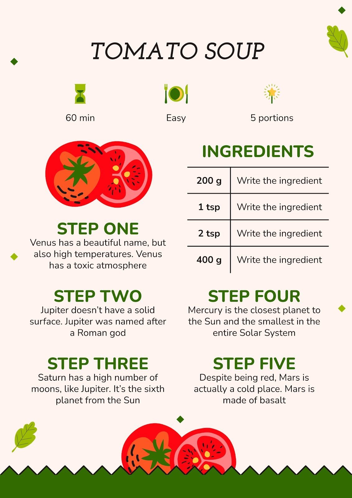 Vegetables Recipes Cookbook | Google Slides & PowerPoint