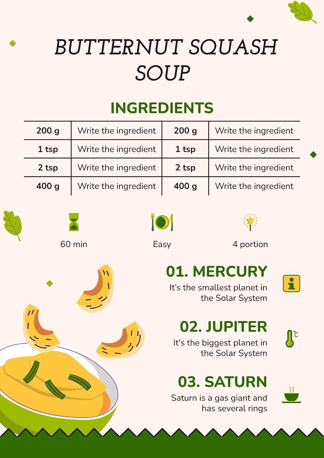 Vegetables Recipes Cookbook | Google Slides & PowerPoint