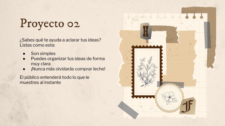 Old Scrap Paper Aesthetic Portfolio | Google Slides