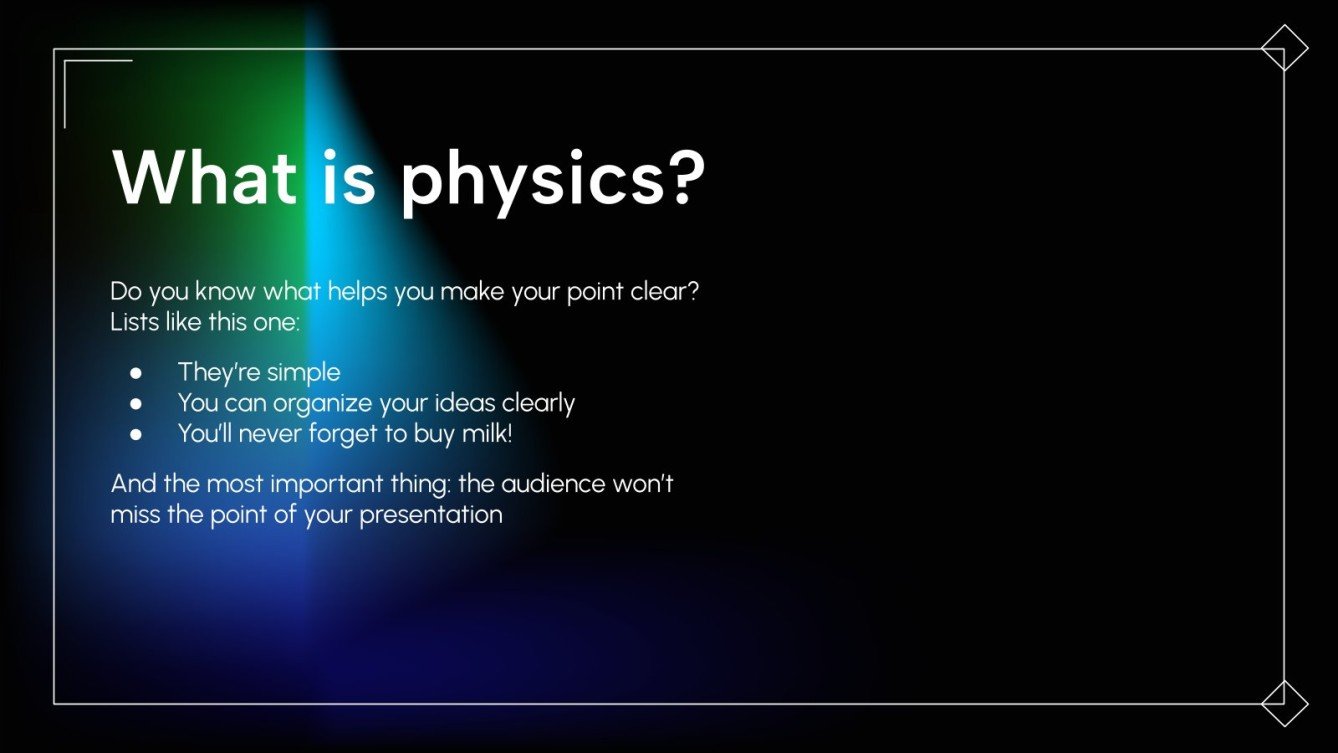 중학교 물리학 | Google Slides 및 PowerPoint