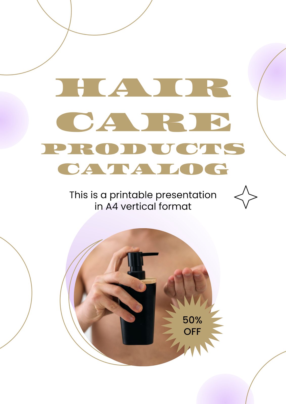 Hair Care Products Catalog | Google Slides & PowerPoint