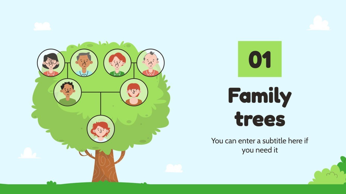 Family Tree Activities for Elementary | Google Slides & PPT