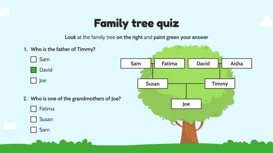 Family Tree Activities for Elementary | Google Slides & PPT