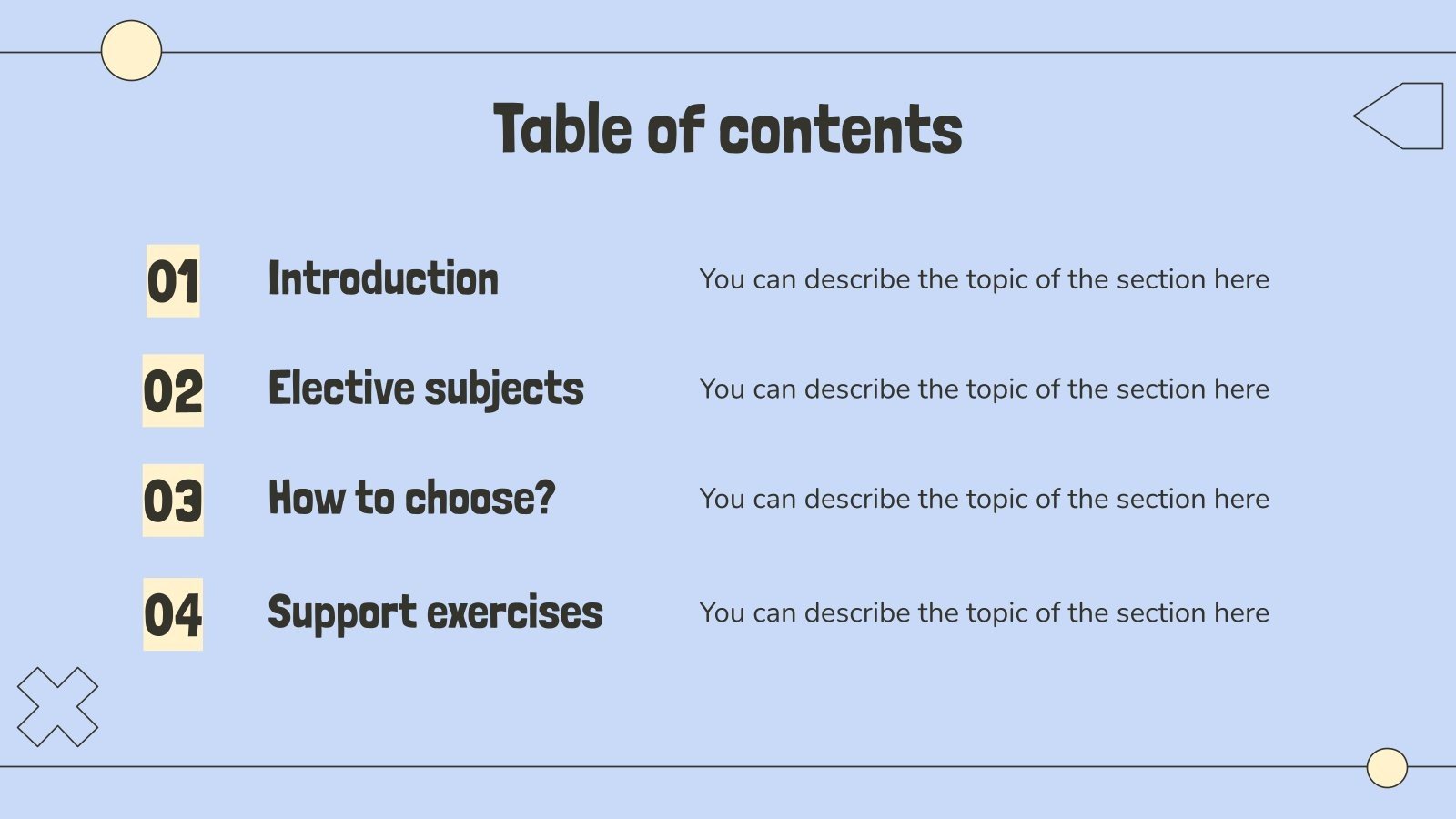 Tips for Choosing your Elective Subjects | Google Slides