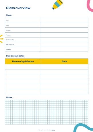 Starter Pack Back To School for Middle School Students