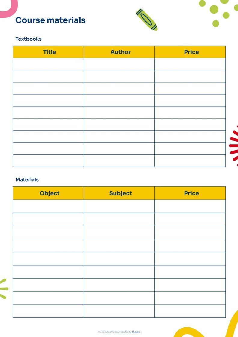 Starter Pack Back To School for Middle School Students