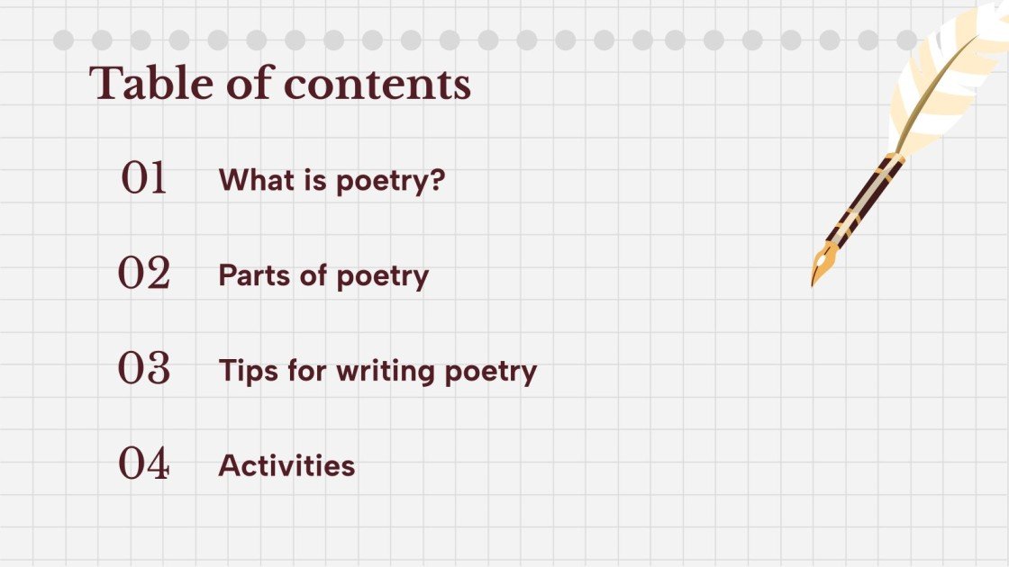 Poetry | Google Slides & PowerPoint Template