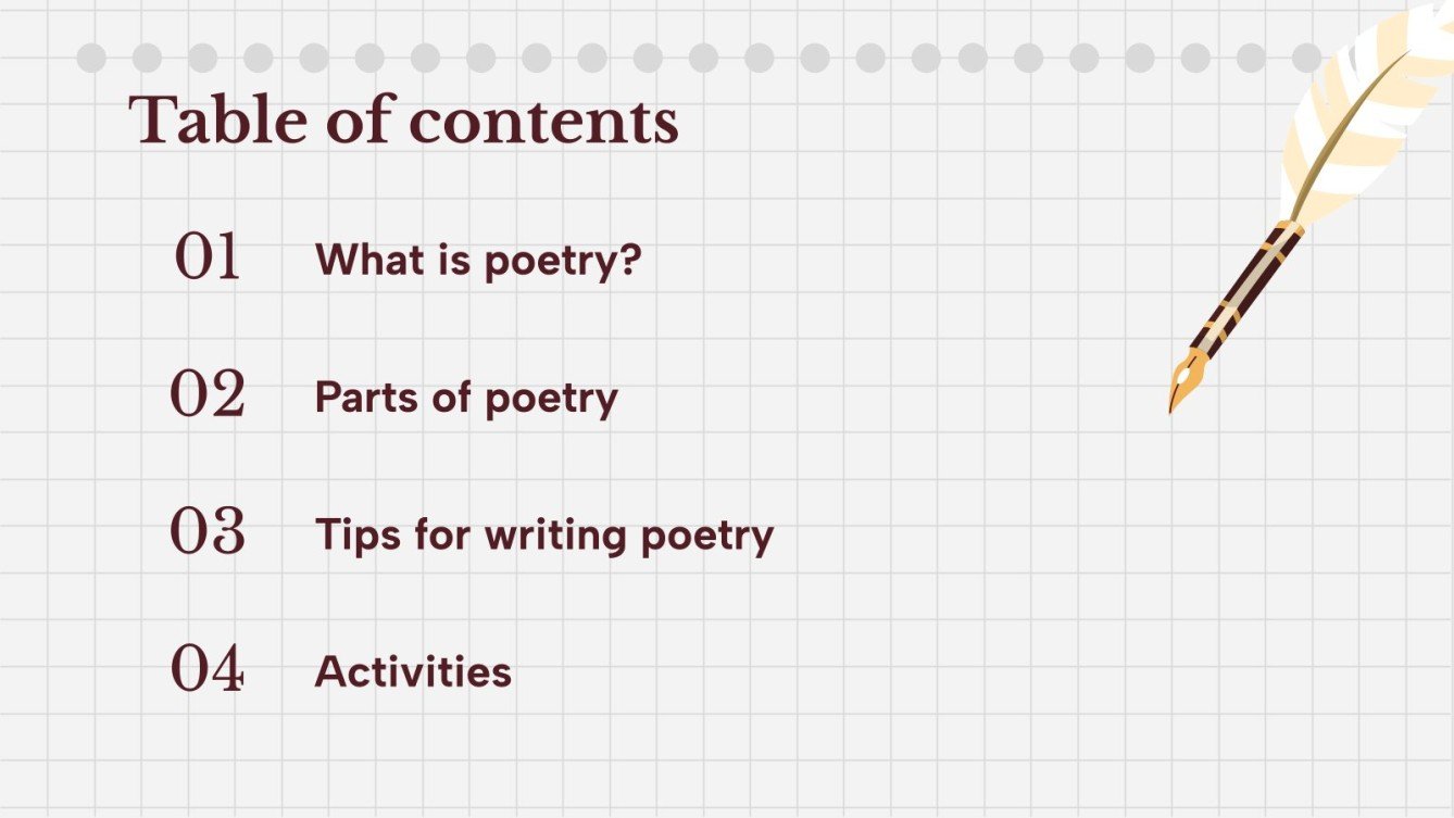 Poetry | Google Slides & PowerPoint Template