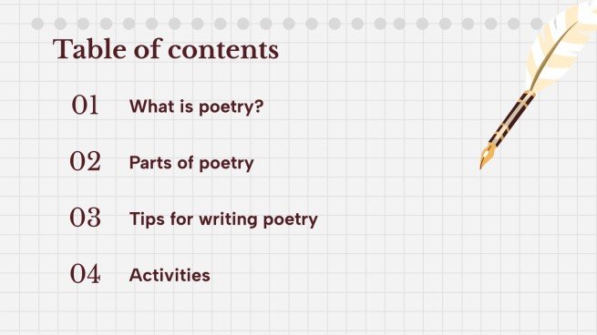 Poetry | Google Slides & PowerPoint Template