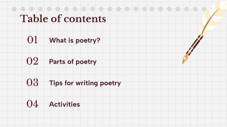 Poetry | Google Slides & PowerPoint Template