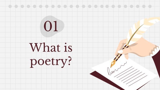 Poetry | Google Slides & PowerPoint Template