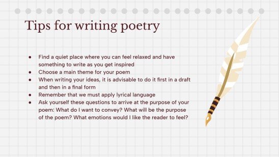 Poetry | Google Slides & PowerPoint Template