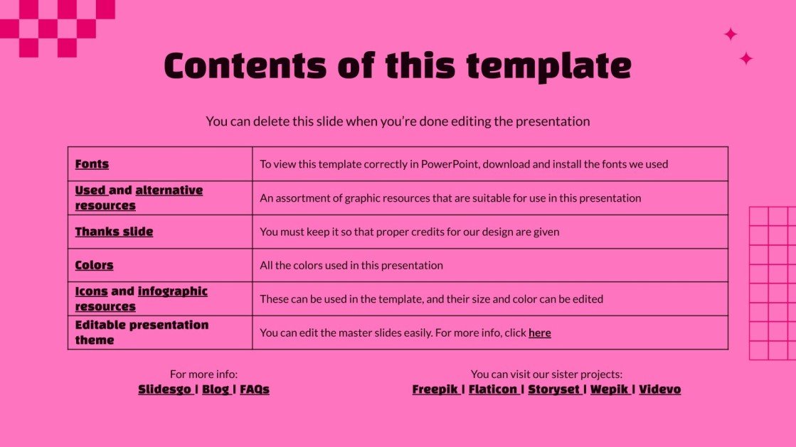 Hot Pink Color Aesthetic Portfolio | Google Slides & PPT