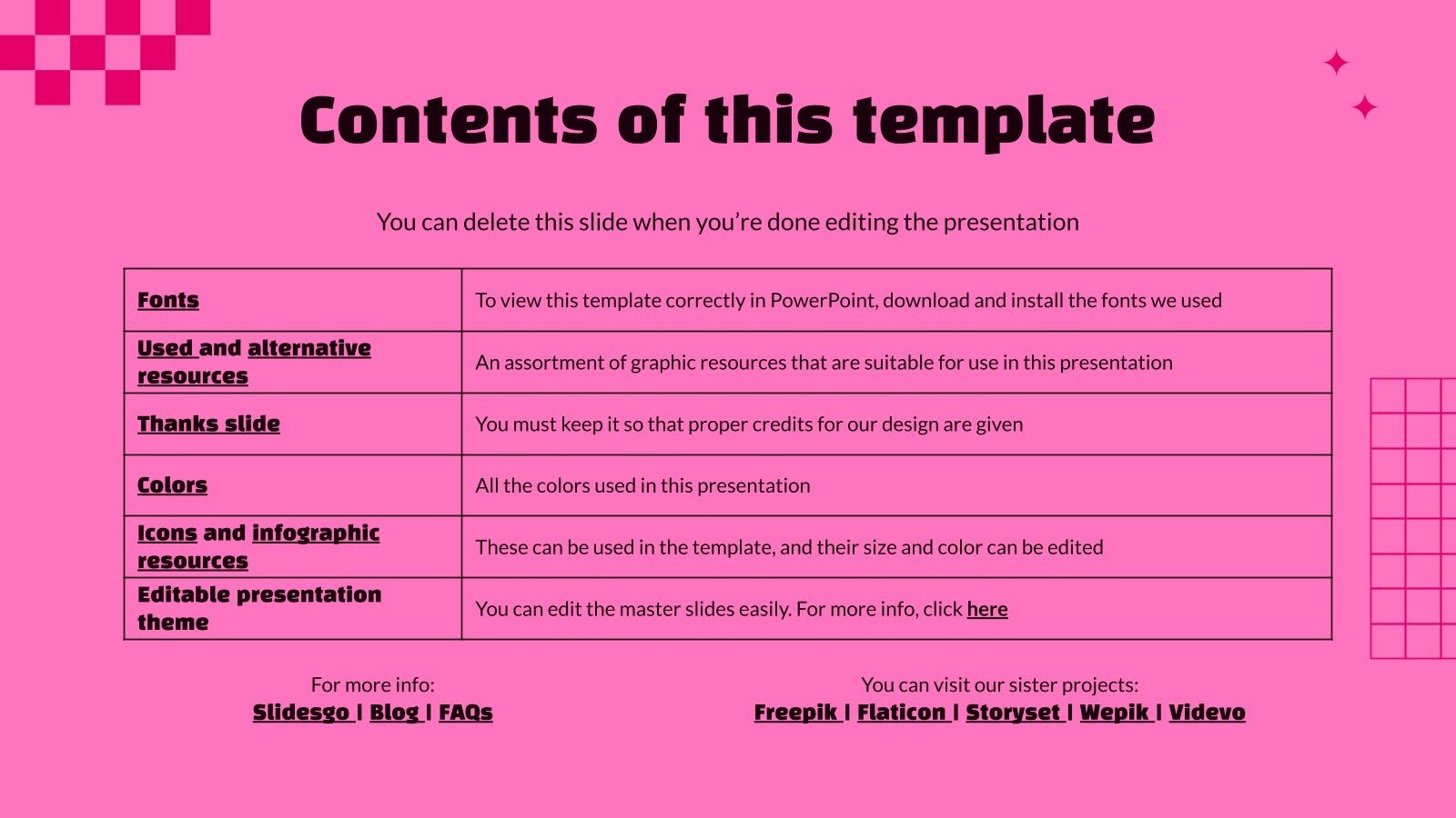 Hot Pink Color Aesthetic Portfolio | Google Slides & PPT