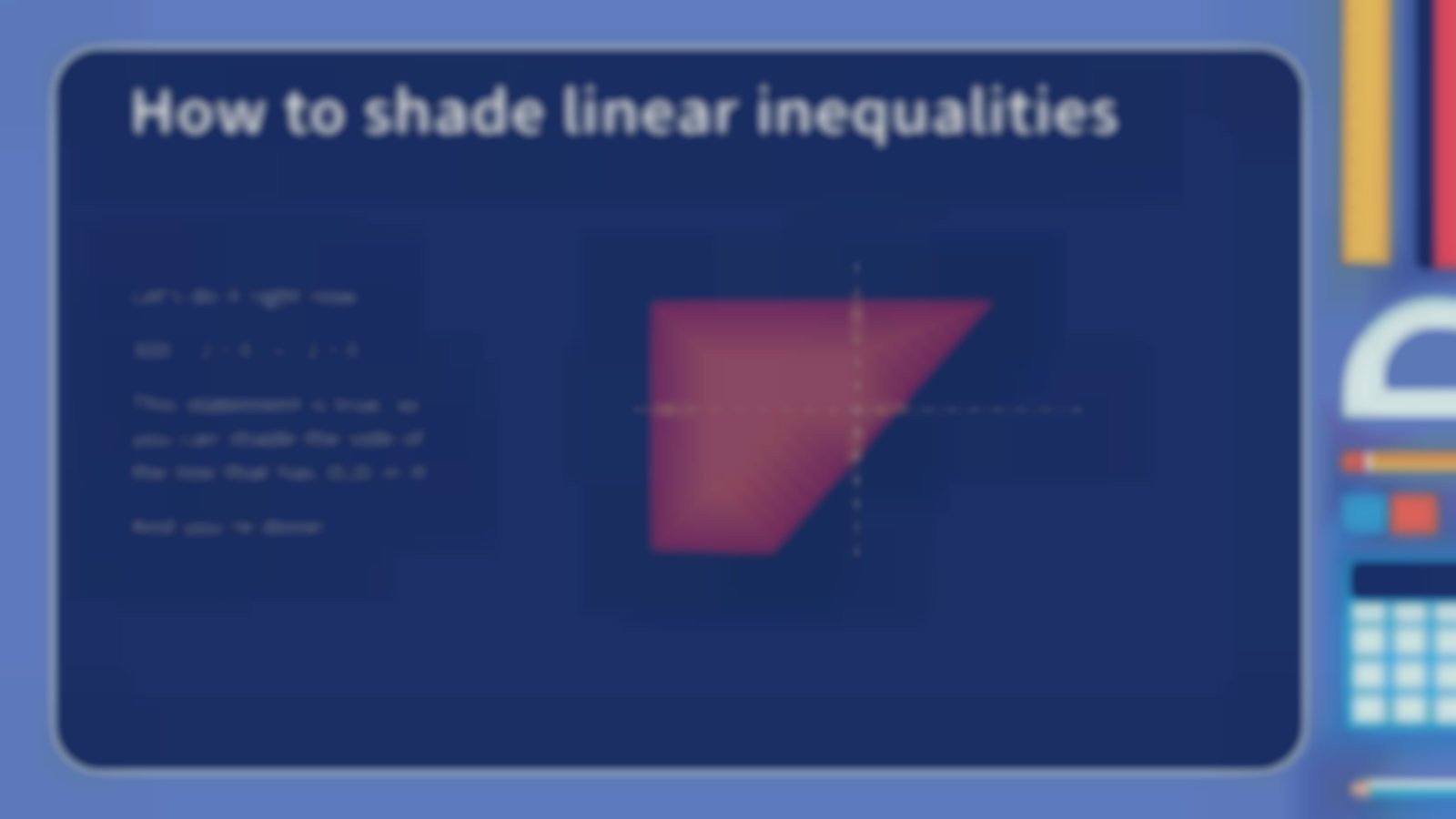 How to Graph and Shade Linear Inequalities
