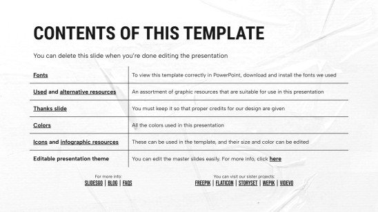 Anti-Branding Style - Professional Basic Template