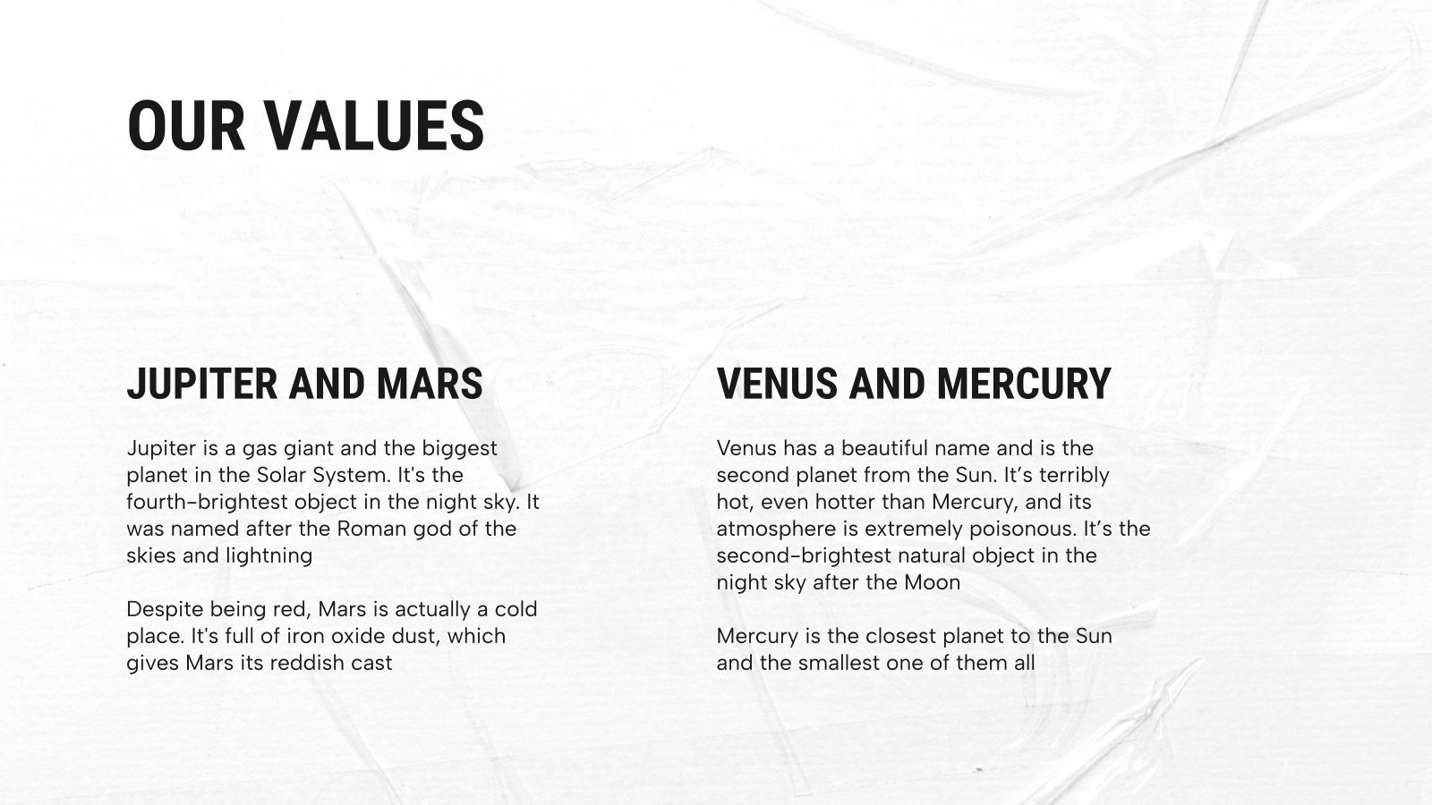 Anti-Branding Style - Professional Basic Template