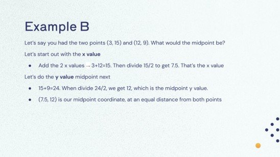 Formule du point milieu | Google Slides et PowerPoint