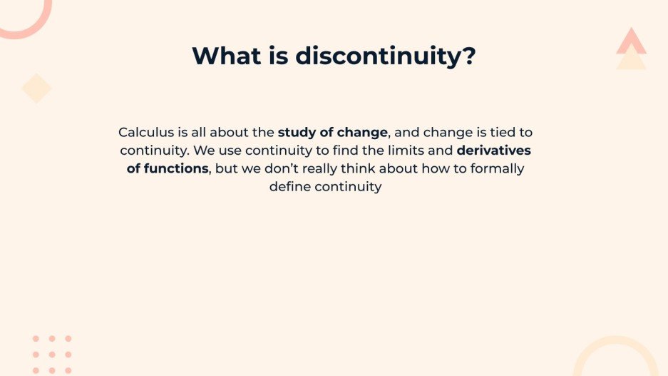 The 3 types of discontinuities (Calculus)