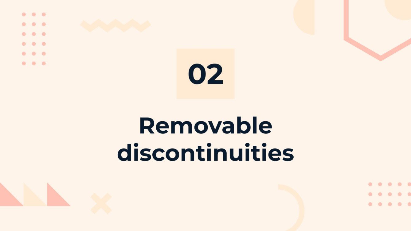 The 3 types of discontinuities (Calculus)