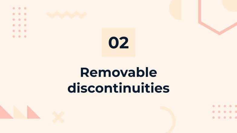 The 3 types of discontinuities (Calculus)