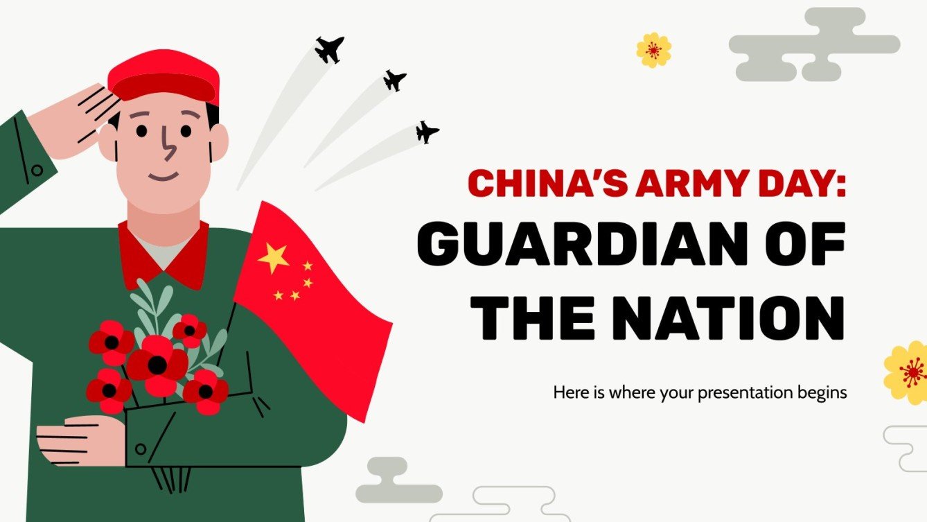 China's Army Day: Guardian of the Nation | Google Slides
