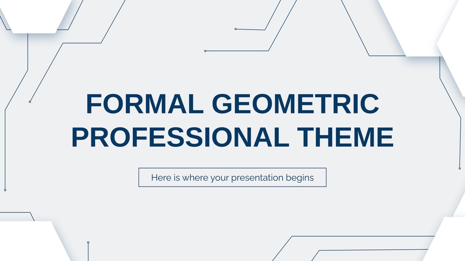 Free Formal Google Slides and PowerPoint templates