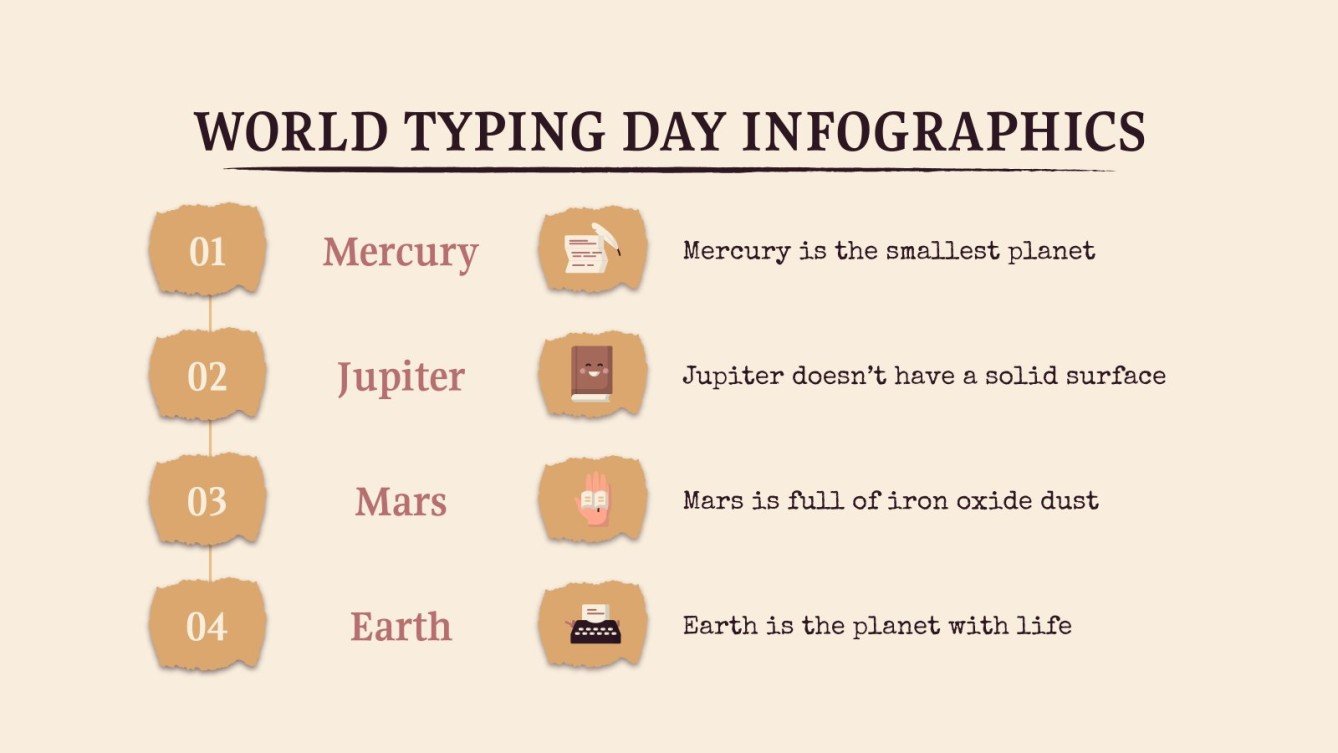 World Typing Day Infographics | Google Slides & PPT