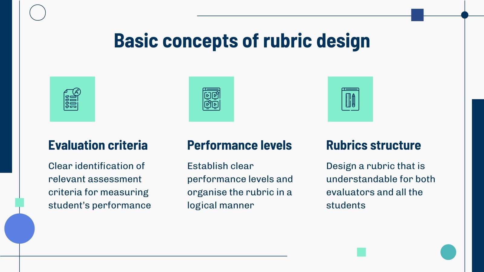 Design and Application of Evaluation Rubrics Workshop