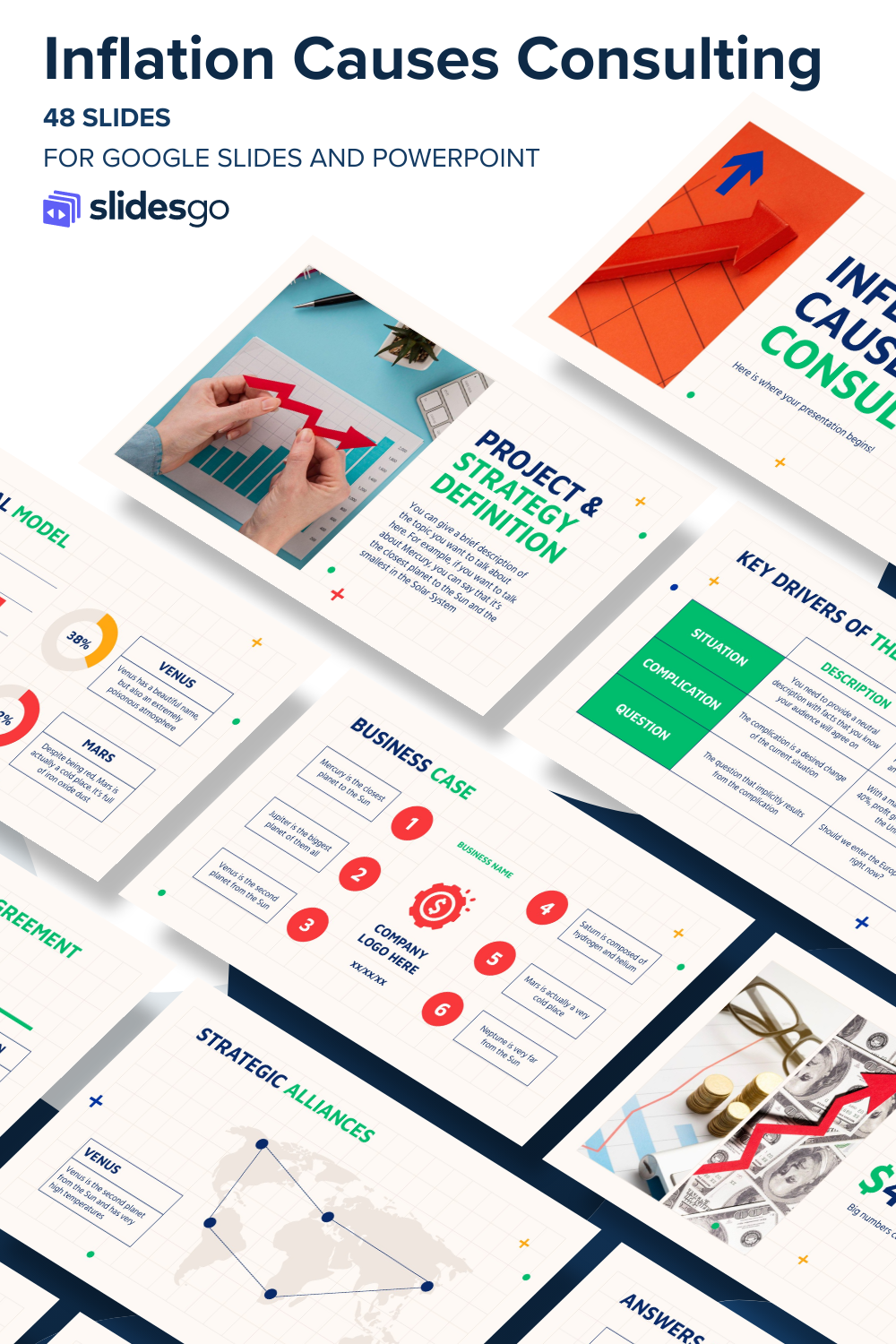 Inflation Causes Consulting | Google Slides & PowerPoint