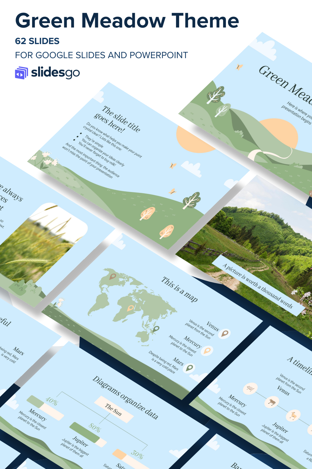 Green Meadow Theme | Google Slides & PowerPoint