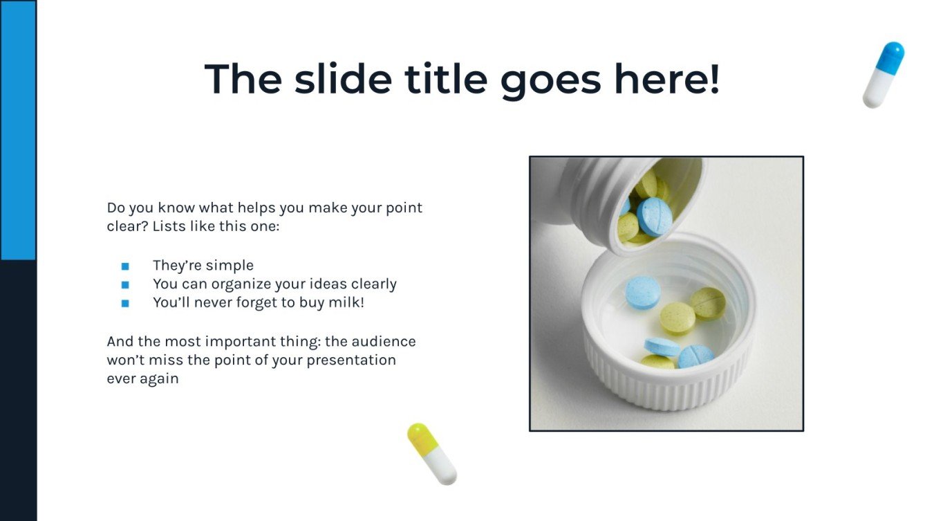 Pills: Medical Theme | Google Slides & PowerPoint