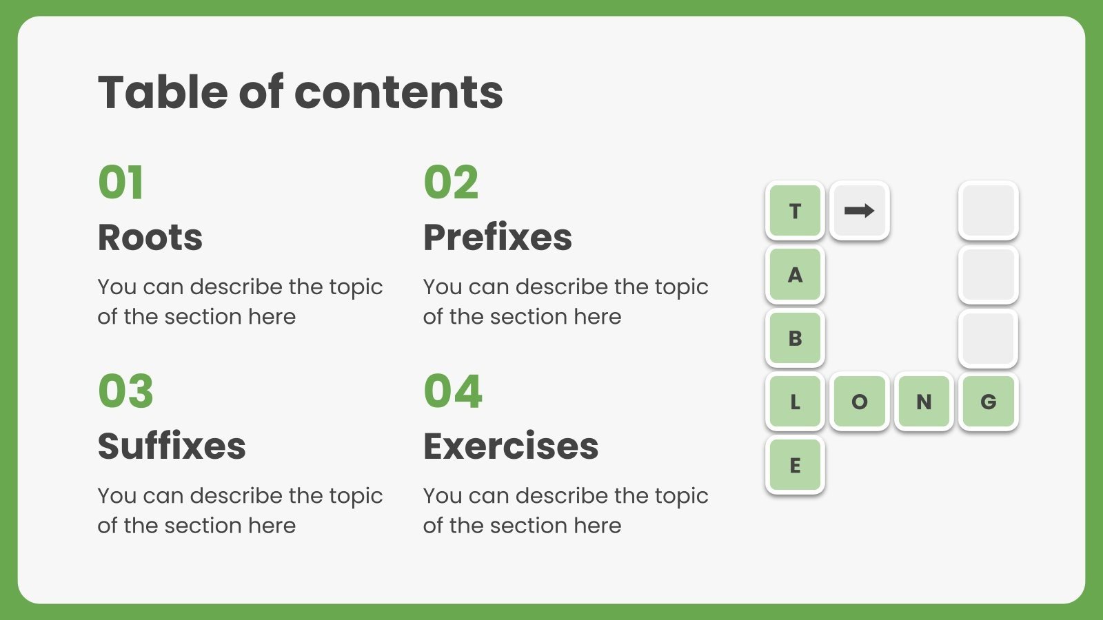 Language Arts: Word Structure | Google Slides & PPT