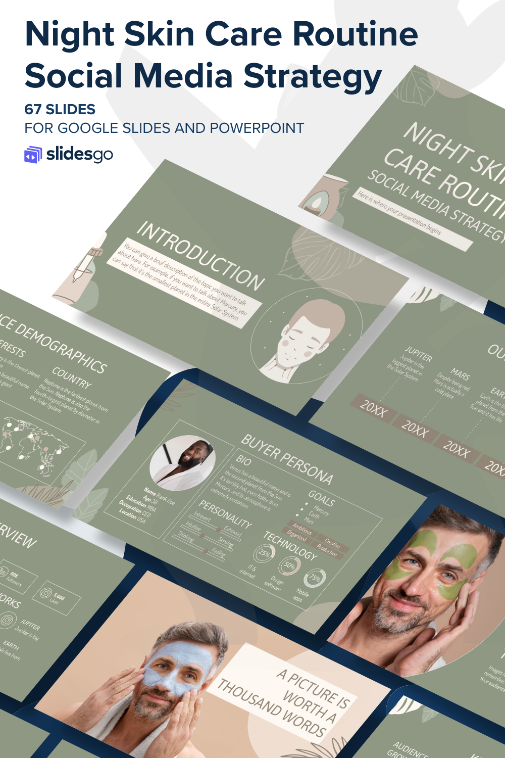 Night Skin Care Routine Social Media Strategy